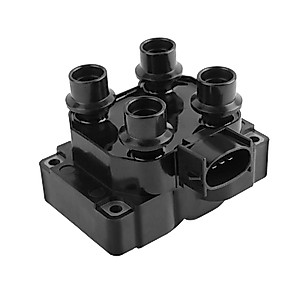 NPAUTO Ignition Coil Pack Compatible with 4.6 5.0 V8 1997 1998 1999 Ford F150 Ranger Expedition Explorer Crown Victoria, Lincoln Town Car Mark VIII, Mercury Mountaineer, Set of 2