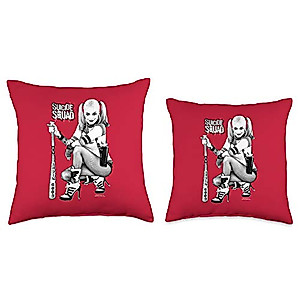 Suicide Squad Harley Quinn Kneel Throw Pillow, 18x18, Multicolor