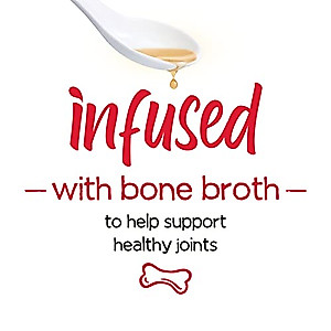 Beneful Purina Infused Wet Dog Food Pate, with Real Beef, Carrots and Spinach, with Bone Broth for Dogs - (8 Packs of 3) 3 Oz. Sleeves