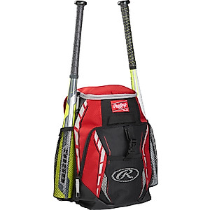 Rawlings | R400 Backpack Equipment Bag | Scarlet