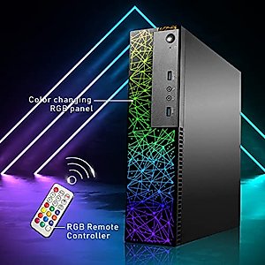 Lenovo ThinkCentre Desktop Computer PC, Intel Core i5 6th Gen Processor, 16GB DDR4 RAM, 512GB SSD, 4K 2-Monitor Support DisplayPort, AC Wi-Fi, Bluetooth - Windows 10 Pro (Renewed)