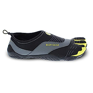 Body Glove Men's 3t Cinch-m Water Shoe, Black/Yellow, 10
