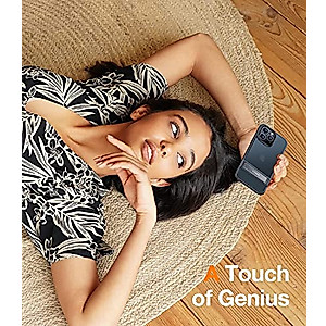 TORRAS iPhone 14 Pro Max Case with Stand [10 Ft Military Drop Protection] [3 Stand Ways Built-in Kickstand] Shockproof Slim Translucent Matte iPhone 14 Pro Max Phone Cases 6.7 '' 2023, Black