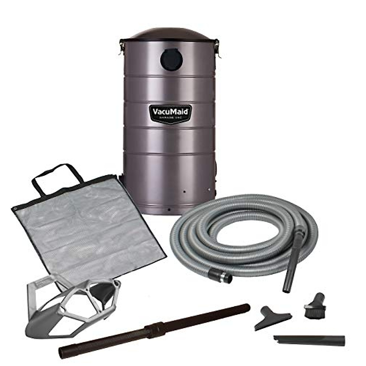 VacuMaid GV50 Wall Mounted Garage and Car Vacuum with 50 ft hose and Tools