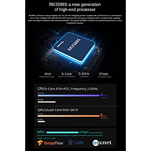 WayPonDEV Firefly ROC-RK3588S-PC 8K AI Rockchip RK3588S Single Board Computer 4GB RAM LPDDR4 &32GB eMMC Storage Support 8K Multi-Display & Linux