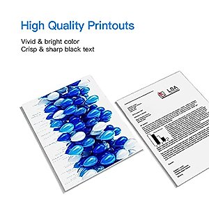 LxTek Remanufactured Ink Cartridge Replacement for 125 T125 to use for Workforce 320 323 325 520 Stylus NX125 NX230 NX625 NX127 NX130 NX420 NX530 Printer (5-Pack)