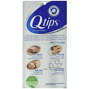 Q-tips Swabs 375ct Size 375ct Q Tips SwabsA 375 Ct Ea PACK As Shown (Pack of 2)