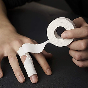 Garneck White Gaffer Tape White Gaffers Tape Athletic Wrist Tape Athletic White Tape Elastic Wrap Bandages White Athletic Tape Whiteout Tape White Tape Protective Gear Sports