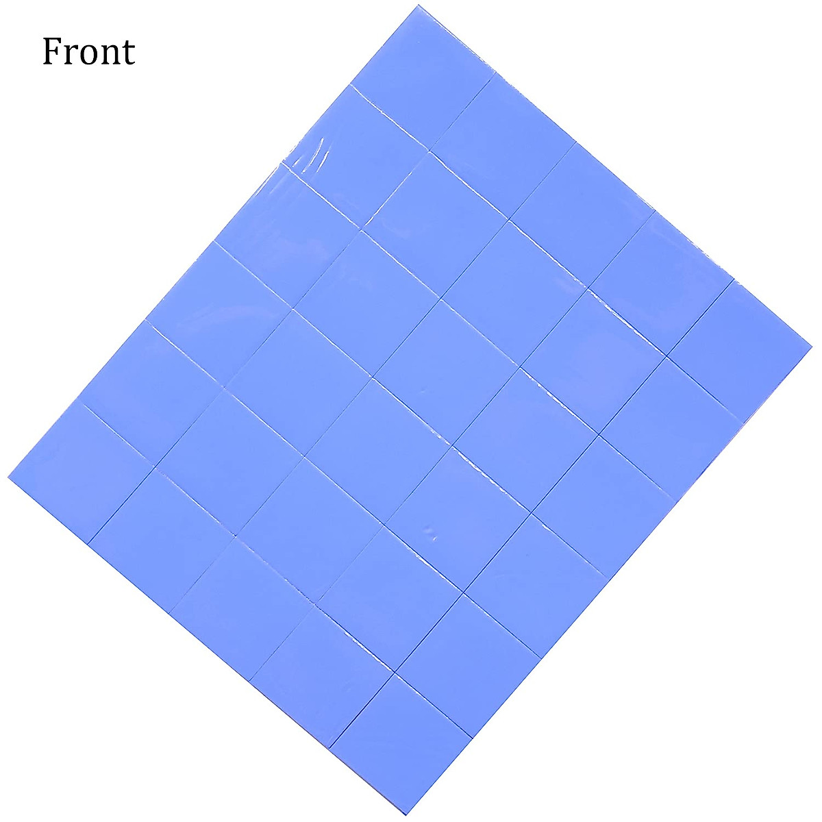 SIXQJZML 30Pcs 15x15x1mm Soft Silicone Thermal Conductive Pads Heatsink IC Chipset Northbridge for CPU GPU Heatsink