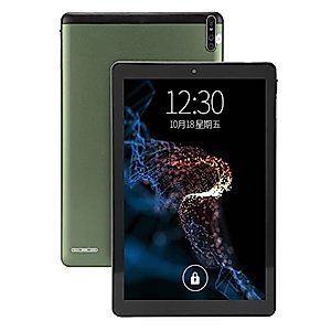 LBEC HD Tablet, 6GB 128GB 100240V Green 10.1 Inch Tablet for 11.0 for Photograph (US Plug)