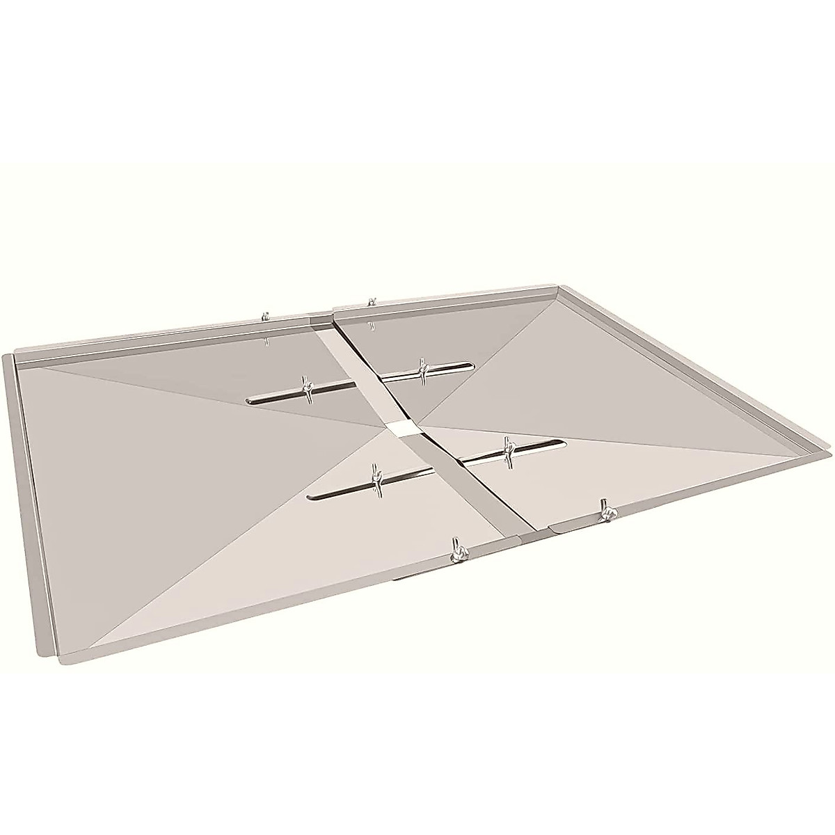 Outdoor Bazaar (27-30 inches Replacement Grease Tray for BBQ Grills from Nexgrill, Dyna Glo, Kenmore, Backyard Grill, BHG, Uniflame and Others, Universal Drip Tray with Catch Pan