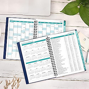 2023 Appointment Book - Daily Hourly Planner 2023 with Twin-Wire Binding, 6.4" x 8.5", Jan 2023 - Dec 2023, Half Hour (30 Mins) Interval, Lay - Flat, Round Corner, Thick Paper