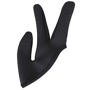 Beaupretty Hairdressing Finger Glove 1pc s Stylist Gloves Curling Wand Gloves Gloves Barber Finger Mittens Hair Curling Finger Cover Thermal Half Finger Gloves Hair Styling Protector Curls