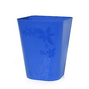 Mintra Home Trash Bins (Blue, 12 Liter (3 Gallon) - 2 Pack)