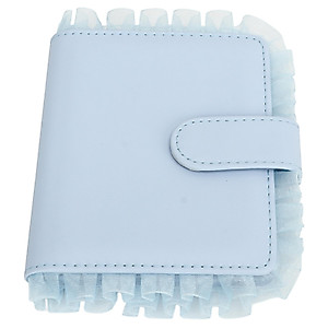 Camera Picture Holder, Universal Mini Film Photo Album with Cute Lace for Display (Blue)