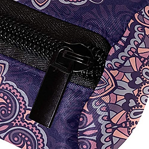 Abstract Flower Mandala Pencil Bag Pen Case Stationary Case Pencil Pouch Desk Organizer Makeup Cosmetic Bag for School Office