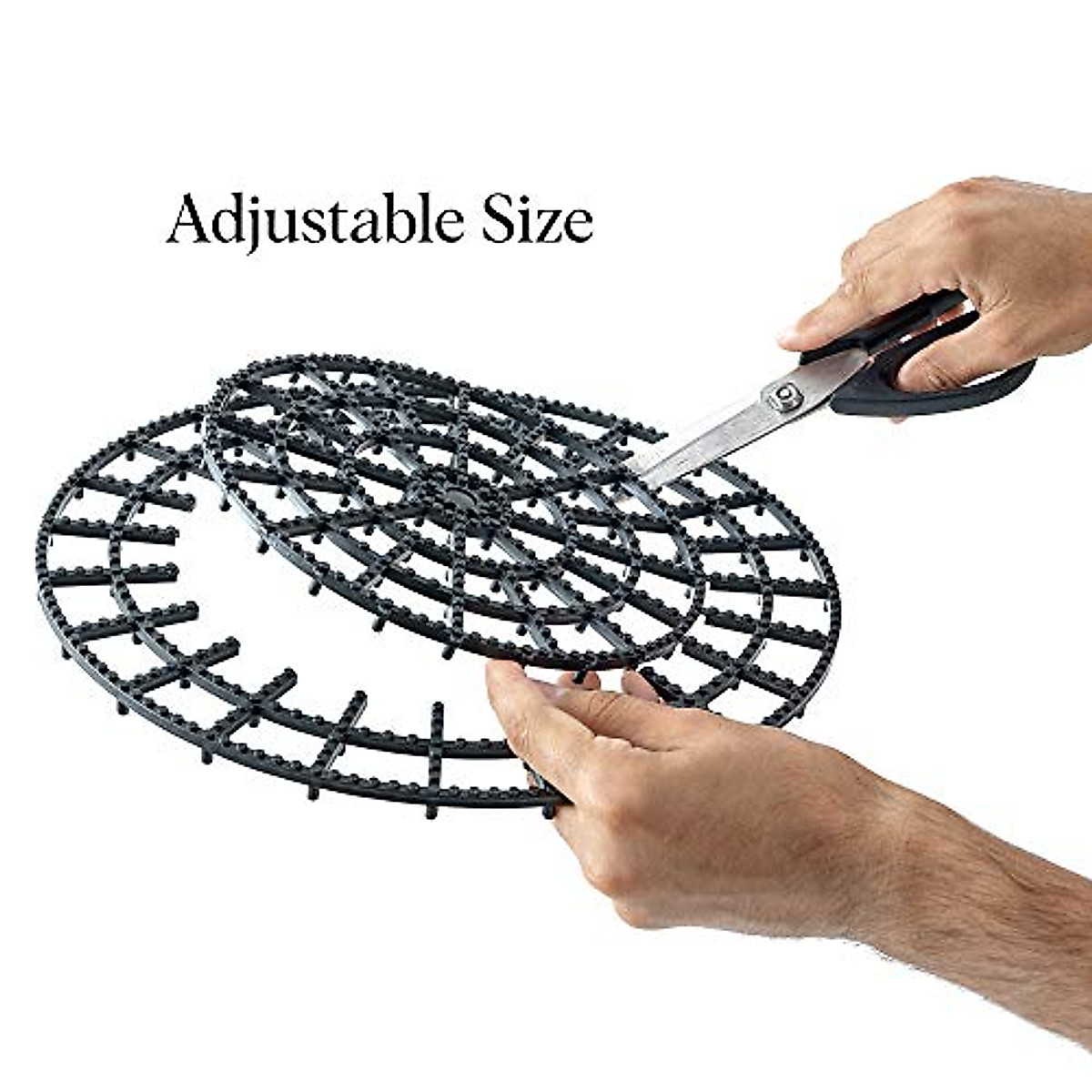 Patio & Deck Floor Protector (Set of 2) | 12 inches Perfect Outdoor Plant Trivet | Plant Base | Plant Stand Outdoor Plant Base | Outdoor Plant Stands for Patio | Deck Planter Plant Coaster