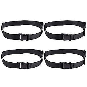 LUOZZY 4 Pcs High Chair Straps 2 Point Replacement Harness Straps Belt for Pushchair HighChair Child Chair Stroller