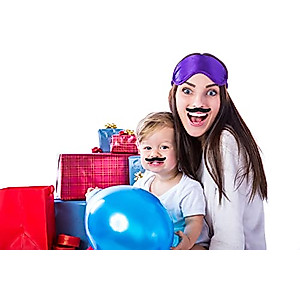Chochkees Mustache Set, Pretend Play, Dress-Up Costume (2-Pack (Total of 6))