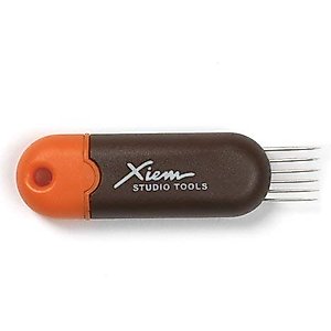 Xiem Tools Retractable Scoring Tool for Pottery and Ceramics