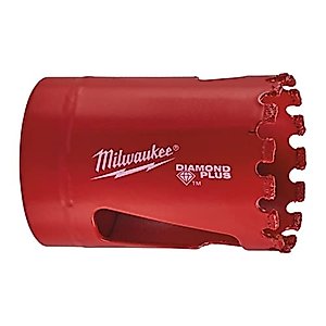 Hole Saw, Diamond Grit, 1-3/8 In. Dia.