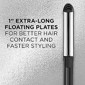 INFINITIPRO BY CONAIR 2-in-1 Styler; Curl or Straighten with 1 Tool; 1-inch; Black