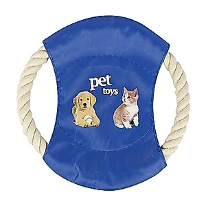 ITODA 8Pcs Dog Rope Chew Toy Set, Recyclable Dental Teeth Cleaning Aggressive Chewers Tug of-War Funny Play Training Interactive Washable Puppy Toy for Small Dogs and Medium Dogs