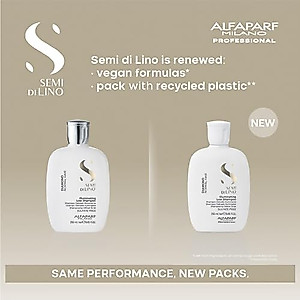 Alfaparf Milano Semi di Lino Diamond Illuminating Travel Size Sulfate Free Shampoo (2.54 Fl Oz)