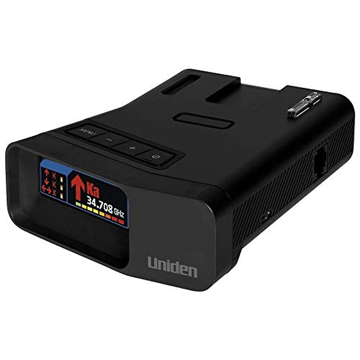 Uniden R7 EXTREME LONG RANGE Laser/Radar Detector, Built-in GPS w/ Real-Time Alerts, Dual-Antennas Front & Rear w/Directional Arrows, Voice Alerts, Red Light Camera and Speed Camera Alerts