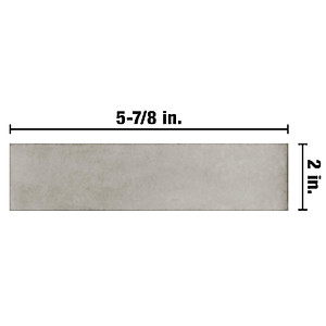 Merola Tile Coco Matte Amber Grey 2" x 5-7/8" Porcelain Floor and Wall Tile