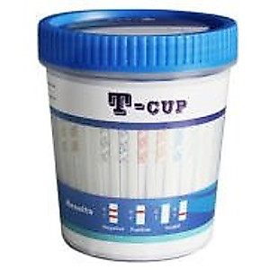 5 Panel Integrated Multi Drug Urine Test T-Cup (COC/THC/OPI/AMP/MAMP) (Multiple Quantities) (50)