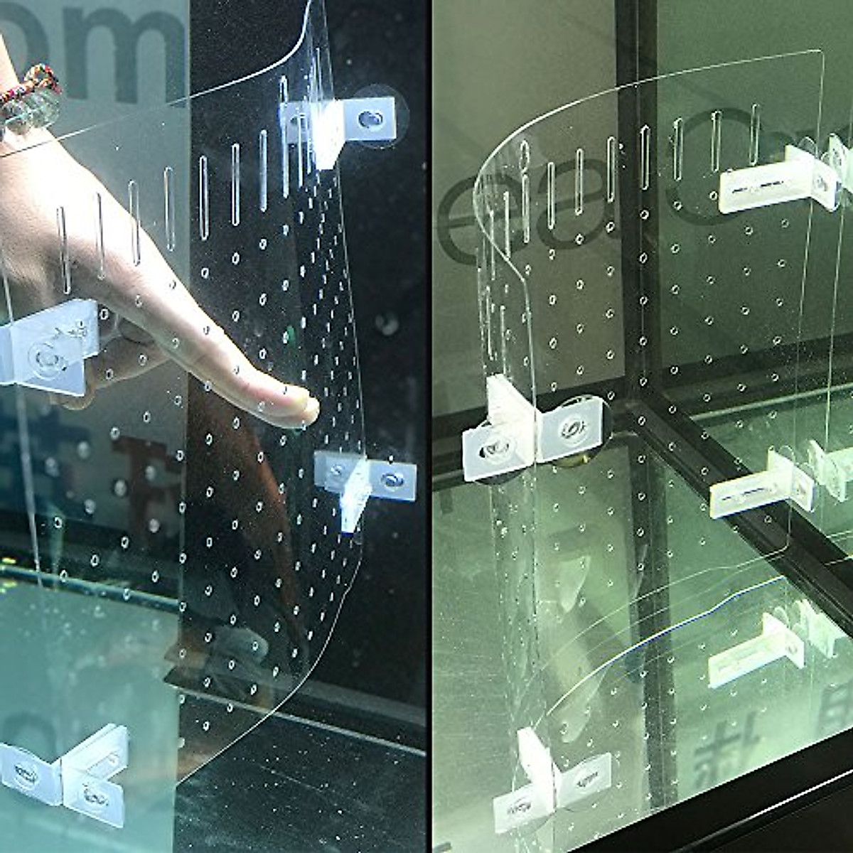 Shiroumiya Aquarium Fish Tank Divider Isolation Board for Mixed Breeding Made by PET/PETP