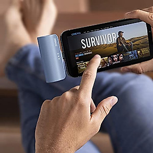 iWALK Mini Portable Charger for iPhone with Built in Cable, 3350mAh Ultra-Compact Power Bank Small Battery Pack Charger Compatible with iPhone 14/13/13 Pro/12/12 Pro/11/XR/XS/X/8/7/6,Blue