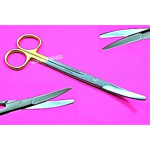 New German Premium Quality 1 EA Surgical Operating Medical Mayo Scissors Curved 6.75 inches CYNAMED
