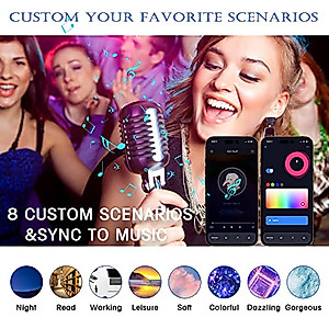 Smart Recessed Lighting 6 Inch, IC Rated Smart WiFi LED Recessed Lights, RGB & Cool & Warm White Dimmable Color Changing Downlight Work with Alexa/Google, Sync to Music,2700K-6500K,1100Lumen (6 Pack)