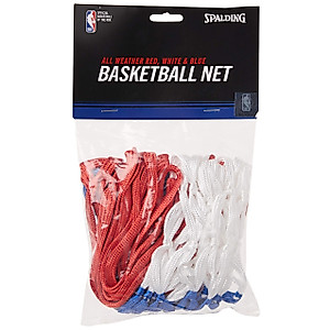 Spalding 8279SR All-Weather Basketball Net (Red/White/Blue)