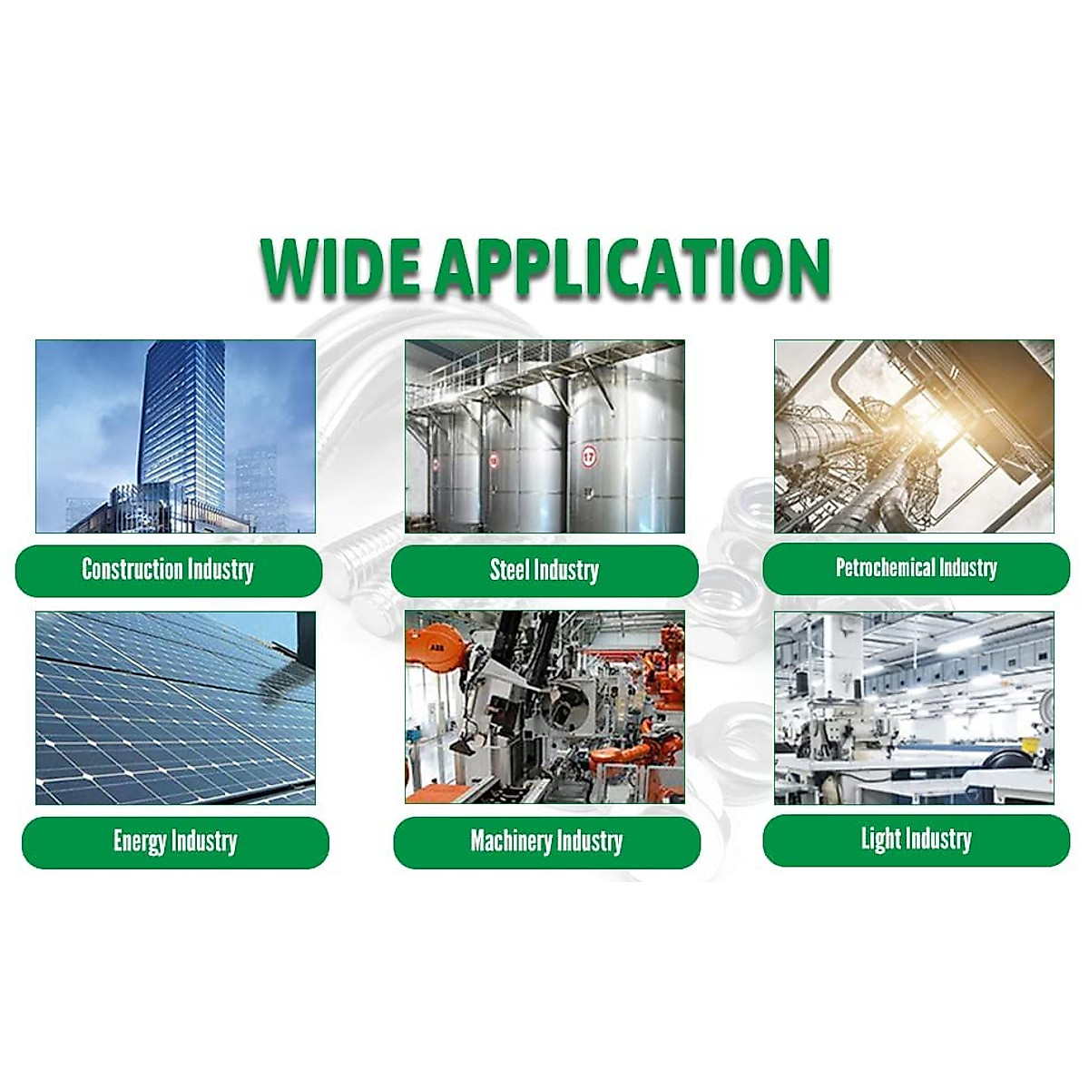 Bettomshin 4Pcs U-Bolts 304SS, 0.79inch(20mm) Width x 0.94inch(24mm) Thread Length Square U Bolts M6 w Washers and Nuts for Replacement Parts Accessories Ski Boat Fishing Boat Sailboat Trailer