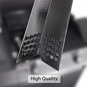 Hongso 16 7/16" Heat Shield Plates Fit for Charbroil 463241013, 463241313, 463241314 Grill Replacement Parts, Master Chef and Coleman Gas Grills,2 Pack Porcelain Steel Heat Tent, Burner Cover, PPG321