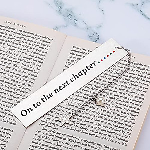 Christmas Bookmark Gift for Women Girl Book Lovers Inspirational Graduation Retirement New Job Gift Coworker Colleague Employee Boss Gift for Male Female Birthday Wedding Valentines Day Present