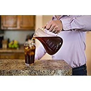 Stonn & Wolln Cold Brew Coffee Maker, Glass Carafe, 1.5L, Clear, Modern, No-Spillage Lid & Ergonomic Spout