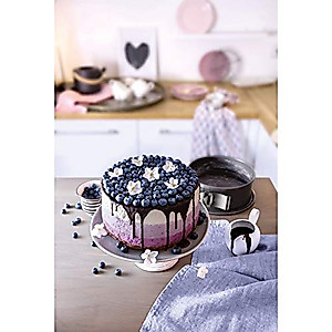 Kaiser La Forme Plus Springform with Flat Bottom, Ø 30 cm, Grey