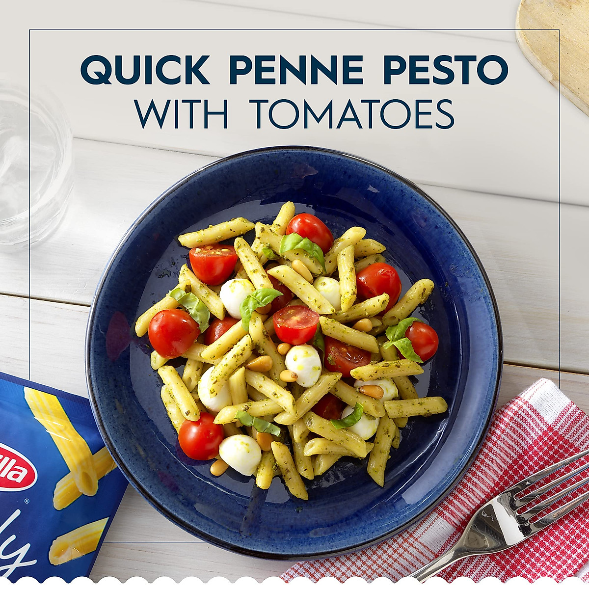 BARILLA Ready Pasta, Penne Non-GMO, No Preservatives 8.5 Ounce (Pack of 6)