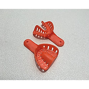 12pcs Dental Impression Tray Plastic New 6 Sizes Autoclavable for Adult/Children