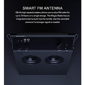 Teenage Engineering OB-4 Magic Radio Portable Stereo Speaker with Built-in Loop Recorder and Tape Transport