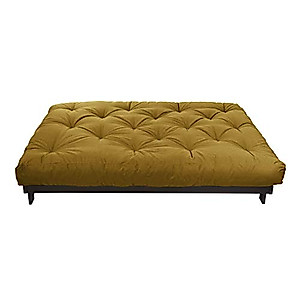 Trupedic Futon Mattress for Floor or Frame - Plush Foldable Sofa Bed for Adults & Kids - Portable Convertible Foam Futon for Dorm Room, Camping, Office - Frame Not Included (5” Thickness, Full Size)