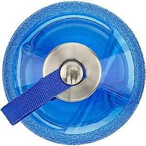 Southern Homewares SH-10323 1 Gallon BPA Free Plastic Water Bottle for Cold Liquids With Attached Leak Proof Screw Lid-For Gym Office Daily Use, Blue, One Size