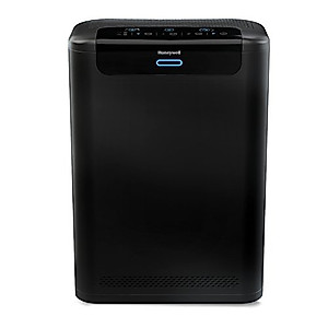 Honeywell Professional Series True HEPA Air Purifier, Airborne Allergen Reducer for Large Rooms (325 sq ft), Black - Wildfire/Smoke, Pollen, Pet Dander, and Dust Air Purifier, HPA600B