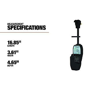 Southwire Company LLC 44380 Surge Guard 30A Portable , black