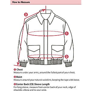 Landing Leathers Men's Air Force A-2 Leather Flight Bomber Jacket Distressed Brown XX-Large