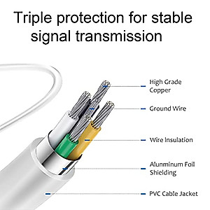 Lightning to 30-Pin Adapter, [MFi Certified] iPhone Charging Data Sync Connector Cable 8-Pin Male to 30-Pin Female Output Adapter Compatible iPhone 13/12/11/X/8/7/6/5/4S/4/3/3G/iPad/iPod(0.2 m)